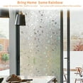 Home Cal 4 Rolls Window Privacy Film No Glue Self Static Cling Window ...