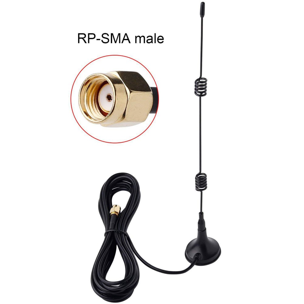 2.4GHz 7dBi Magnetic Base RP-SMA Male Antenna for Wireless Vedio ...
