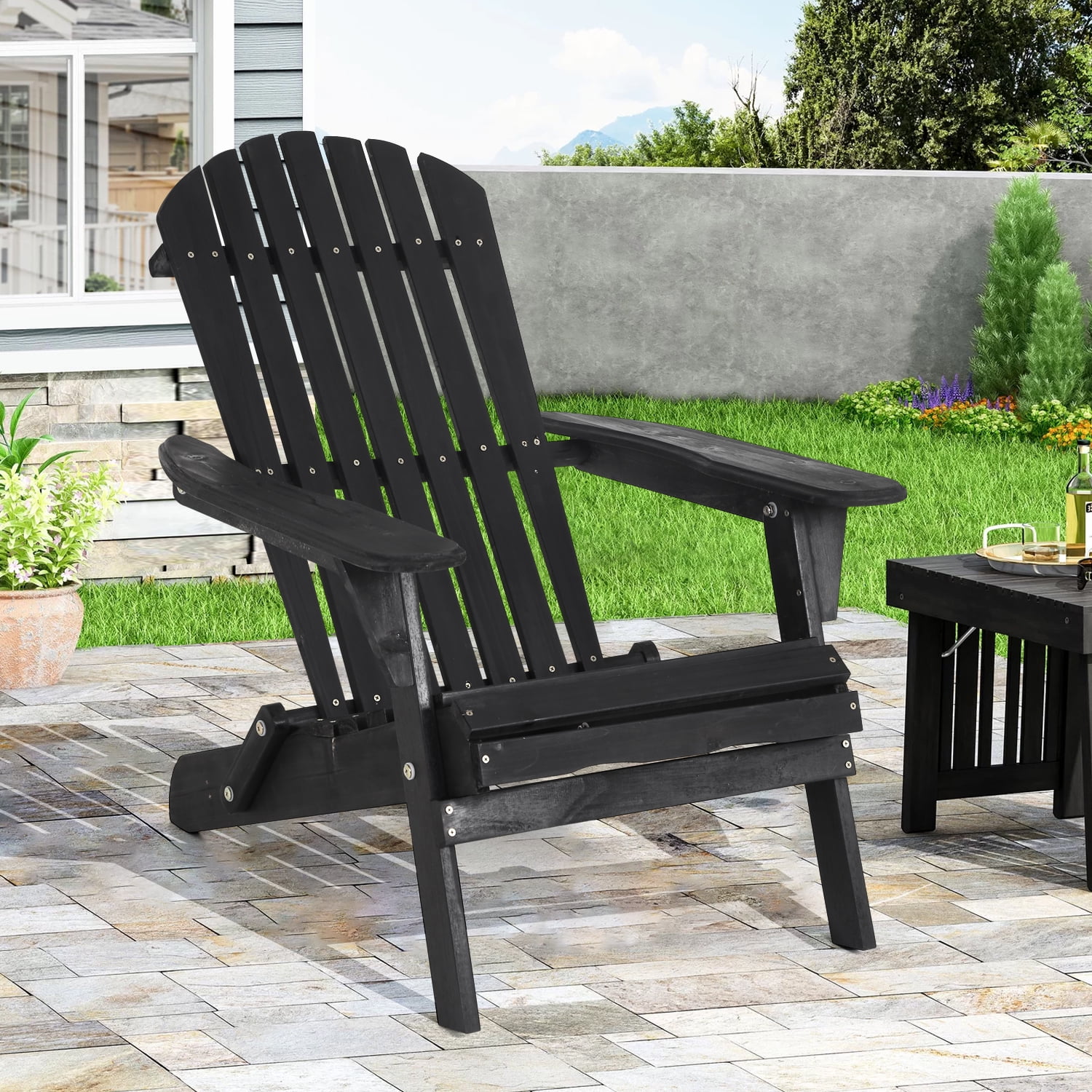 NiamVelo Folding Adirondack Chair Outdoor Chairs with Weather Resistant ...