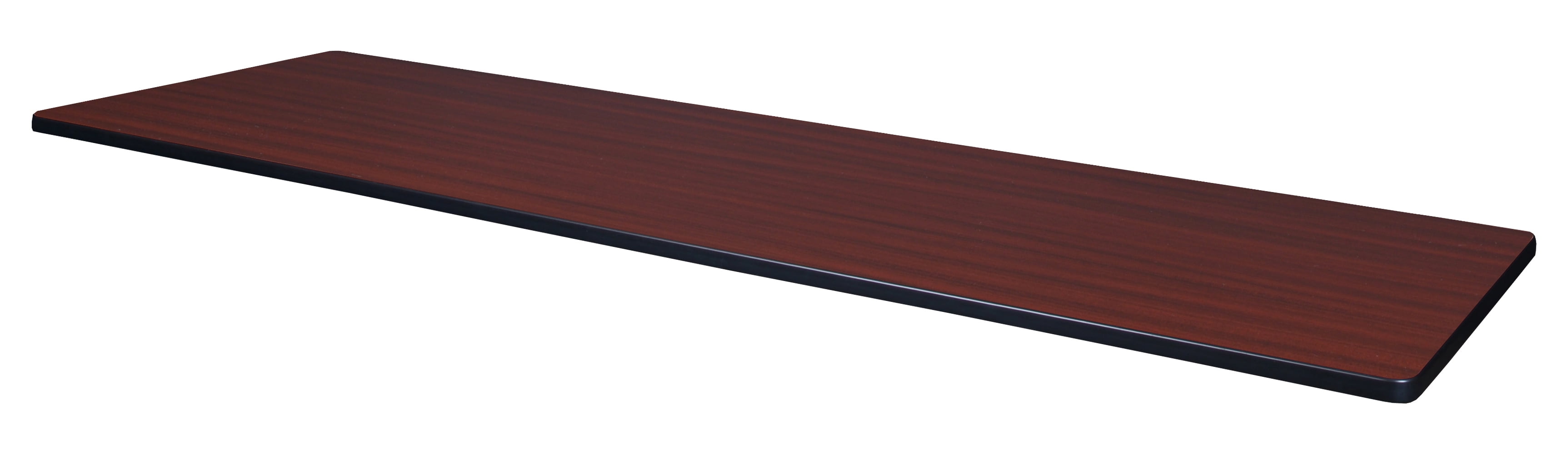 84" x 24" Rectangle Laminate Table Top- Mahogany/ Mocha Walnut ...