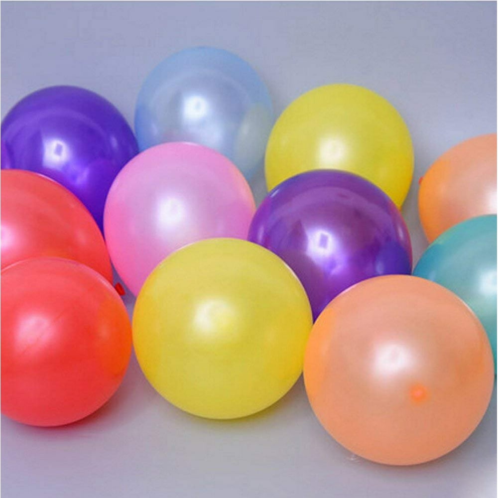 Magik 100pcs 10 inch Pearl Latex Colorful Thickening Wedding Party ...