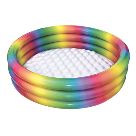 Inflatable Kiddie Pools, Rainbow Kiddie Pool Summer Fun, Indoor and ...