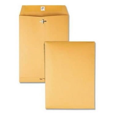Clasp Envelope, #68, Square Flap, Clasp/Gummed Closure, 7 x 10, Brown ...