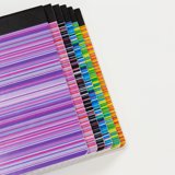 BAZIC Stripes Composition Notebook, College Ruled 100 Sheet, Assorted ...