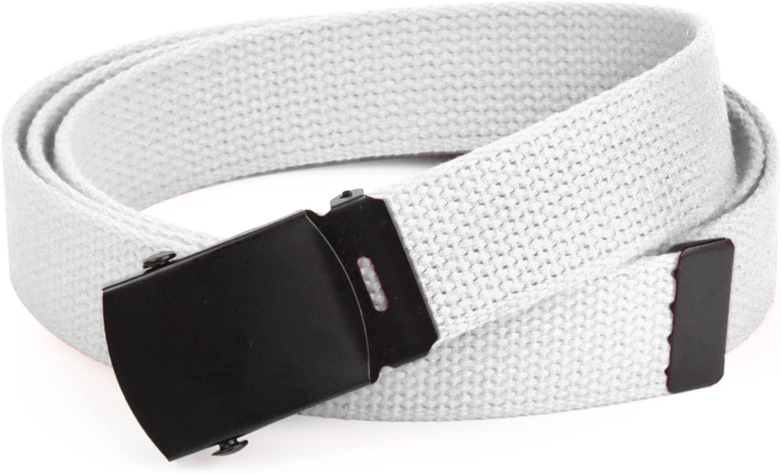 Hold’em Military Webbing Black Slider Buckle Belts for Male Adult ...