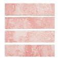 Splash Rose Pink 3-in. x 12-in. Vintage Subway Textured Look Wall Tile ...
