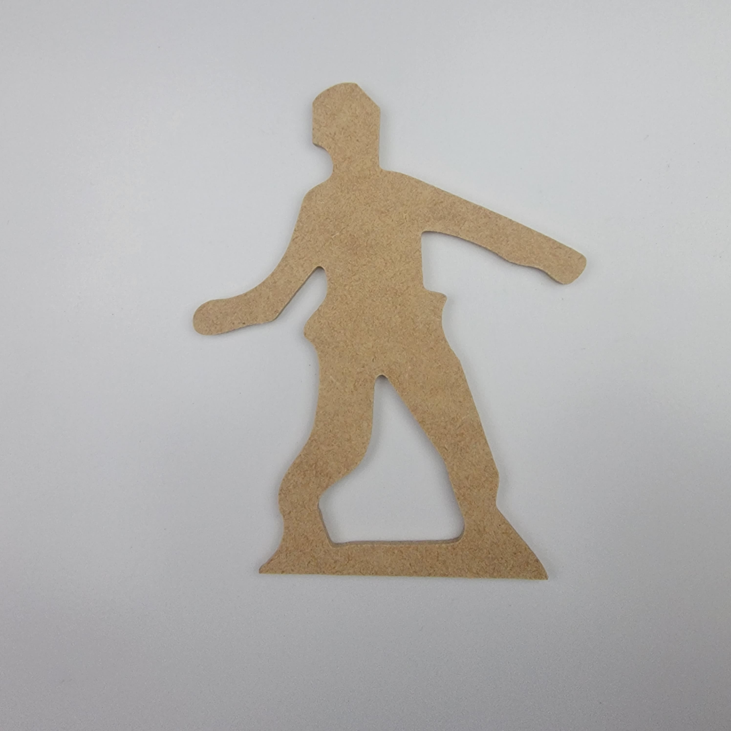 3" Soldier, Unfinished MDF Art Shape by Wooden Craft Cutouts, 1-4 ...