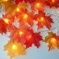 Cqcyd 118inches Halloween Decoration Artificial Fall Lighted Maple
