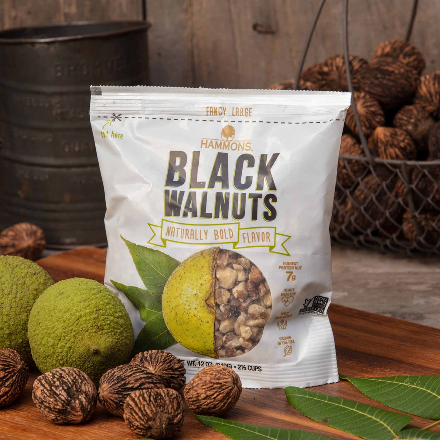 Dry Black Walnuts