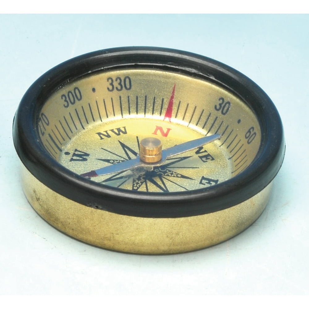 Eisco Labs Small Pocket Compass Brass 45mm Diameter Model Ph0823b