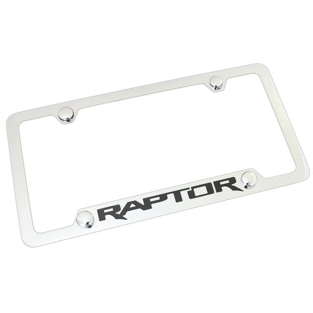 Ford F150 Raptor License Plate Frame (Chrome) - Walmart.com
