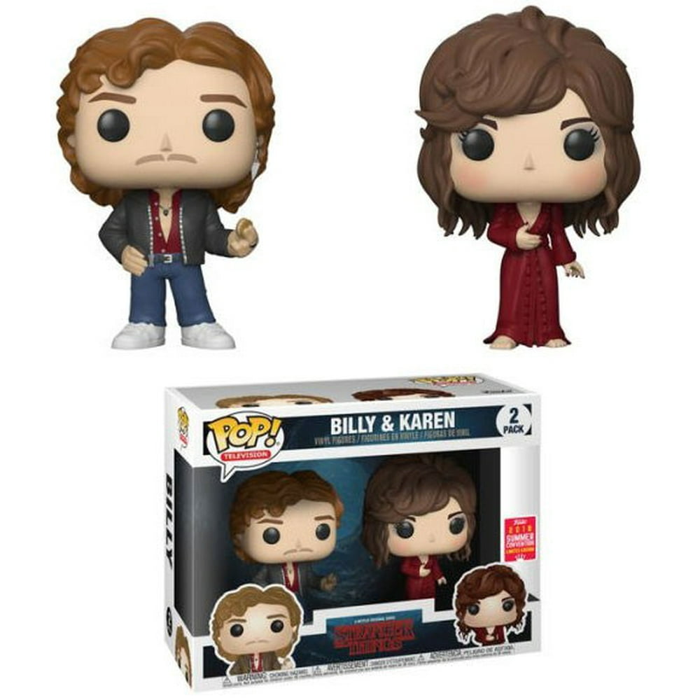 Stranger Things Funko POP! TV Billy & Karen Wheeler Vinyl Figure 2-Pack ...