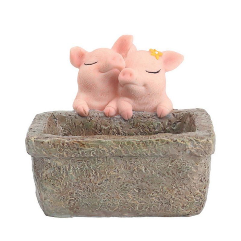 Creative Chinese Style Fun Garden Flower Pot Pig Pots Home Garden ...