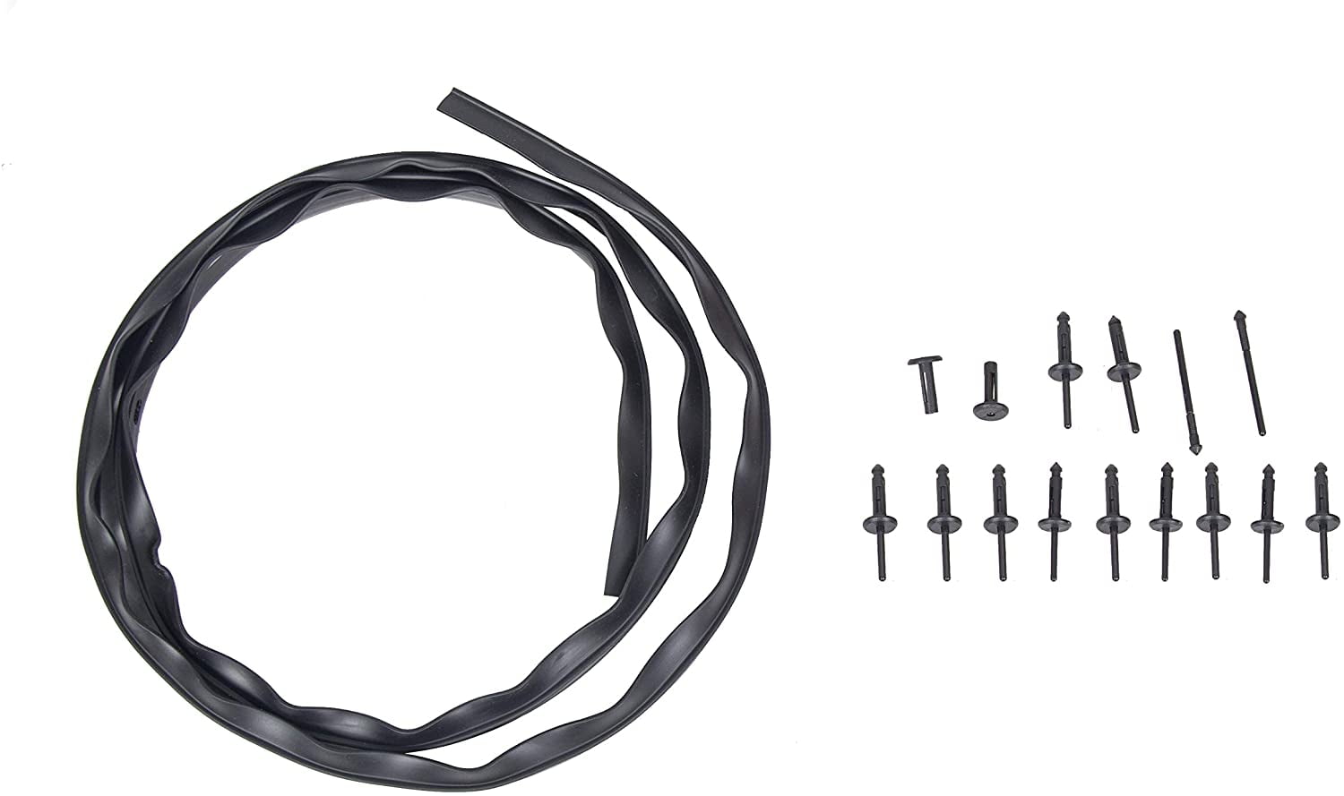 Kojem Front Fascia Bumper Hood Seal Waterproof with Rivets Compatible ...