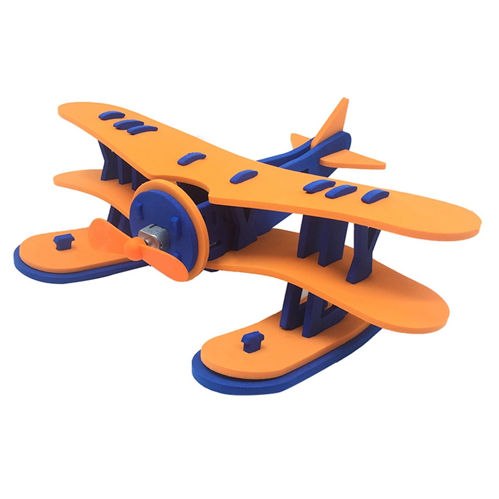 Electric Seaplane Model Science Experiment Children DIY Aircraft ...