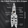 7-Inch Multipurpose Wire Stripper,Upgrade Stainless steel Heavy Duty ...