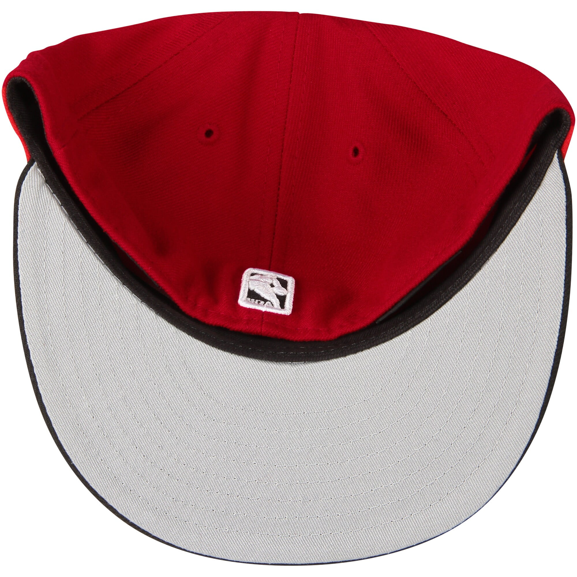Buy Men's New Era Red/Black Chicago Bulls Official Team Color 2Tone 59FIFTY Fitted Hat Online at ...