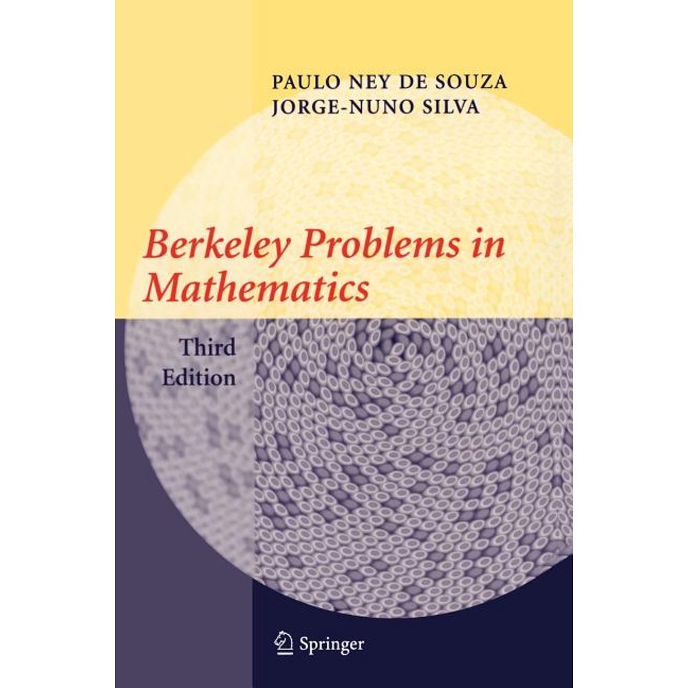 Problem Books in Mathematics: Berkeley Problems in Mathematics (Edition 3) (Paperback) - Walmart ...
