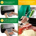 Foodsaver V4400 Vacuum Sealer with Automatic Bag Detection, Starter Kit | Black, Silver ...