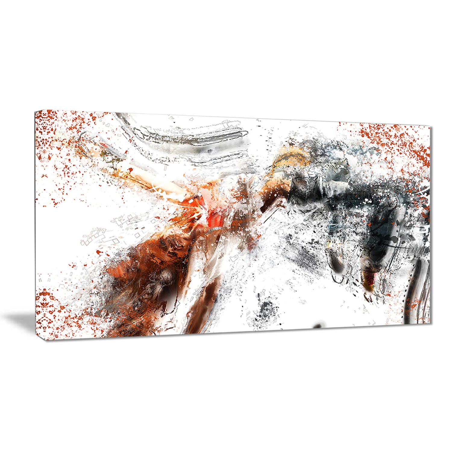 Click here for Designart Design Art High Jump Athlete Canvas Wall... prices