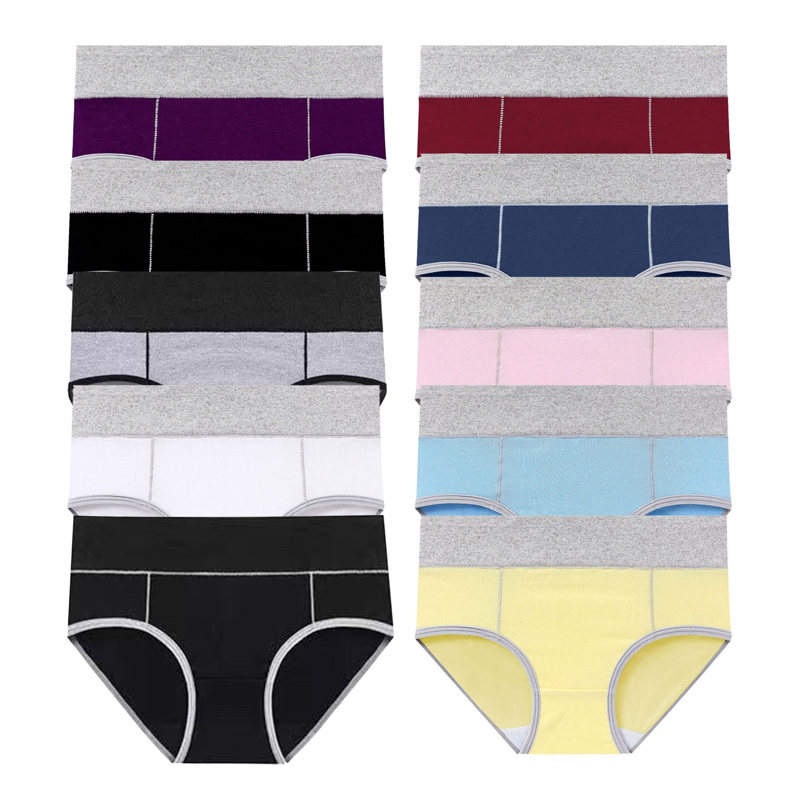Click here for Fridja 10pack Underwear For Women Oversized Cotton... prices