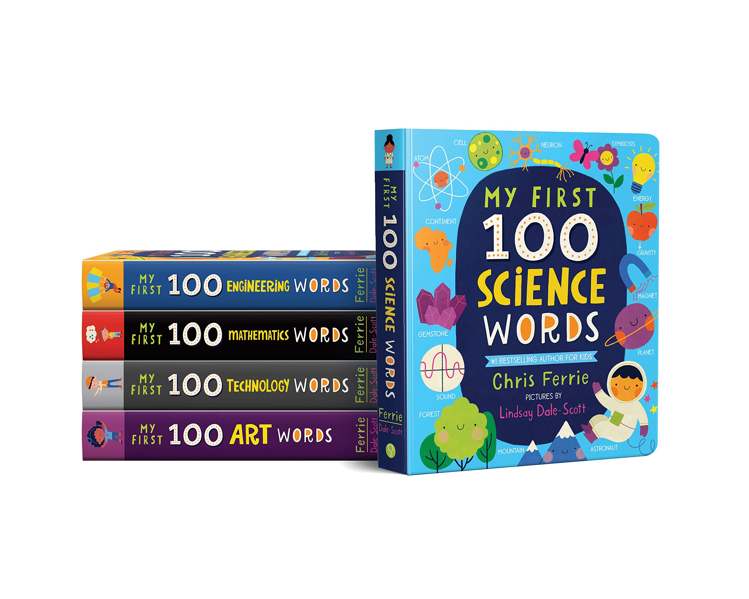 My First 100 STEAM Words Book Set from Baby University: Introduce ...