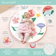 The Peanutshell Floral Baby Crib Bedding Set with Play Mat, Plush ...