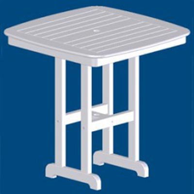 POLYWOOD® Nautical 71.5 x 36 in. Recycled Plastic Counter Height Table ...