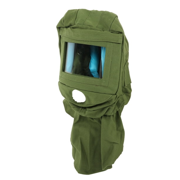 Sandblaster Helmet, Detachable Breathing Valve Sand Blasting Hood Army ...