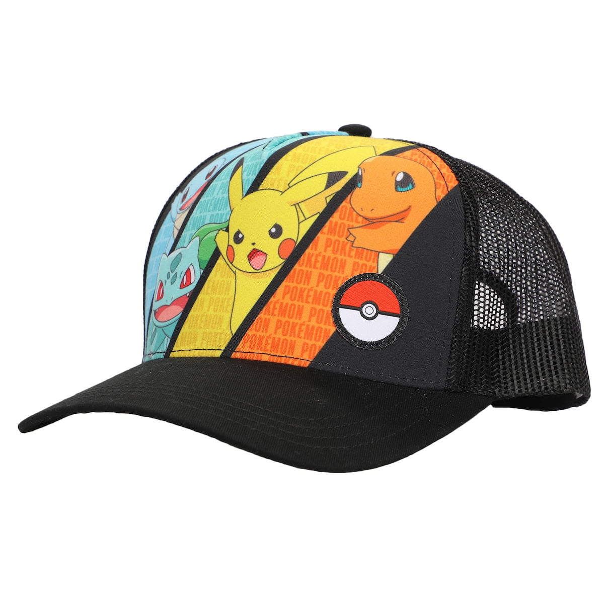 Pokemon Multicharacter Mesh and Microfiber Youth Baseball Hat - Walmart.com