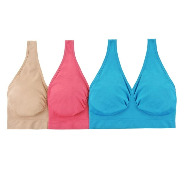 Rhonda Shear - Rhonda Shear 3 Pack "Ahh" Bra w/ Removable Pads ...