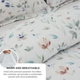 Floral Botanical Comforter Set - Lightweight 3 Piece Bedding With 2 ...