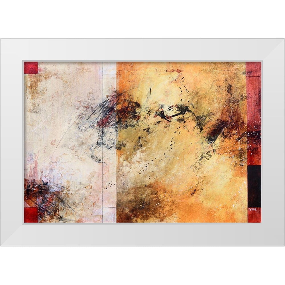 Peter, Christopher 32x23 White Modern Wood Framed Museum Art Print ...