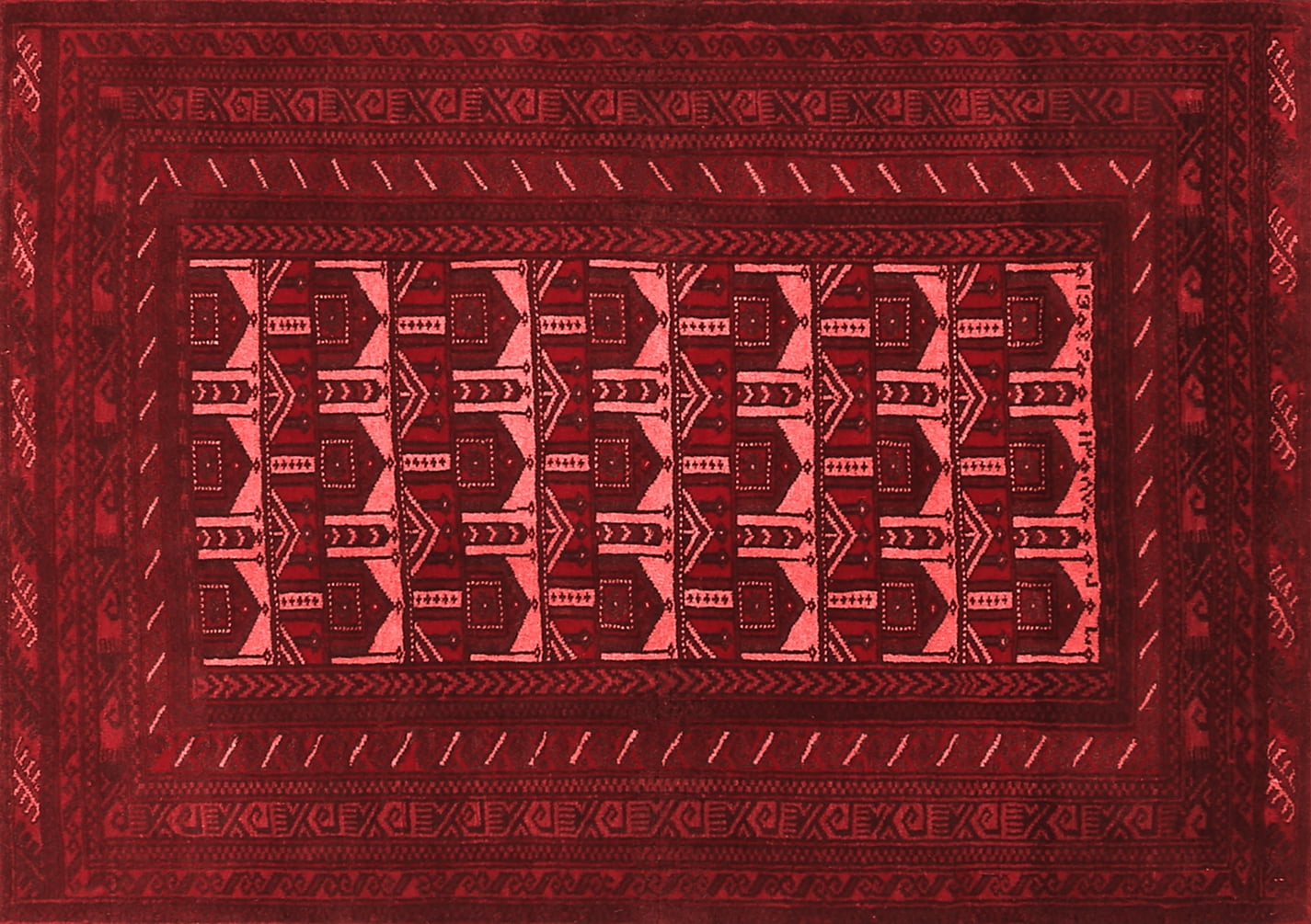 Ahgly Company Indoor Rectangle Persian Red Traditional Area Rugs, 7' x ...