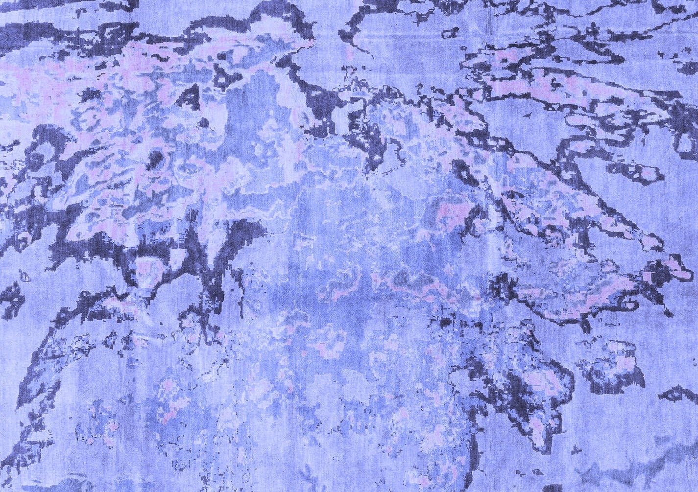 Ahgly Company Machine Washable Indoor Rectangle Abstract Blue Modern ...