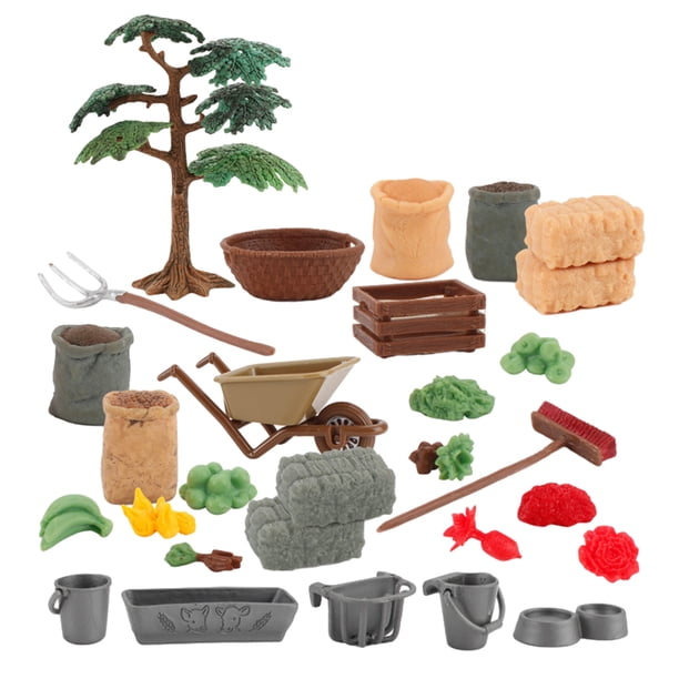 Farm Feed Food Accessories Toy 1 Set Play Farm Feed Food Toy with ...
