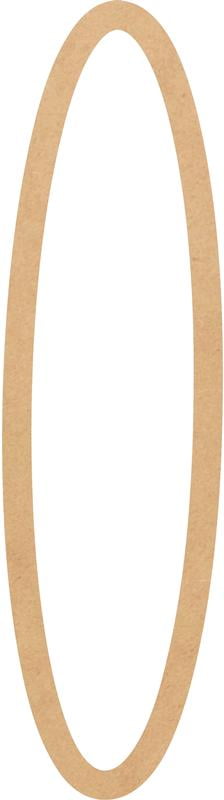 Wood MDF Letter O, Craft Alphabet 5'' Small Home Décor, Motherburger ...