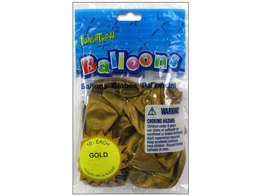 Assorted Colors 12-inch FunSational Balloons Set of 10 Balloons Home ...