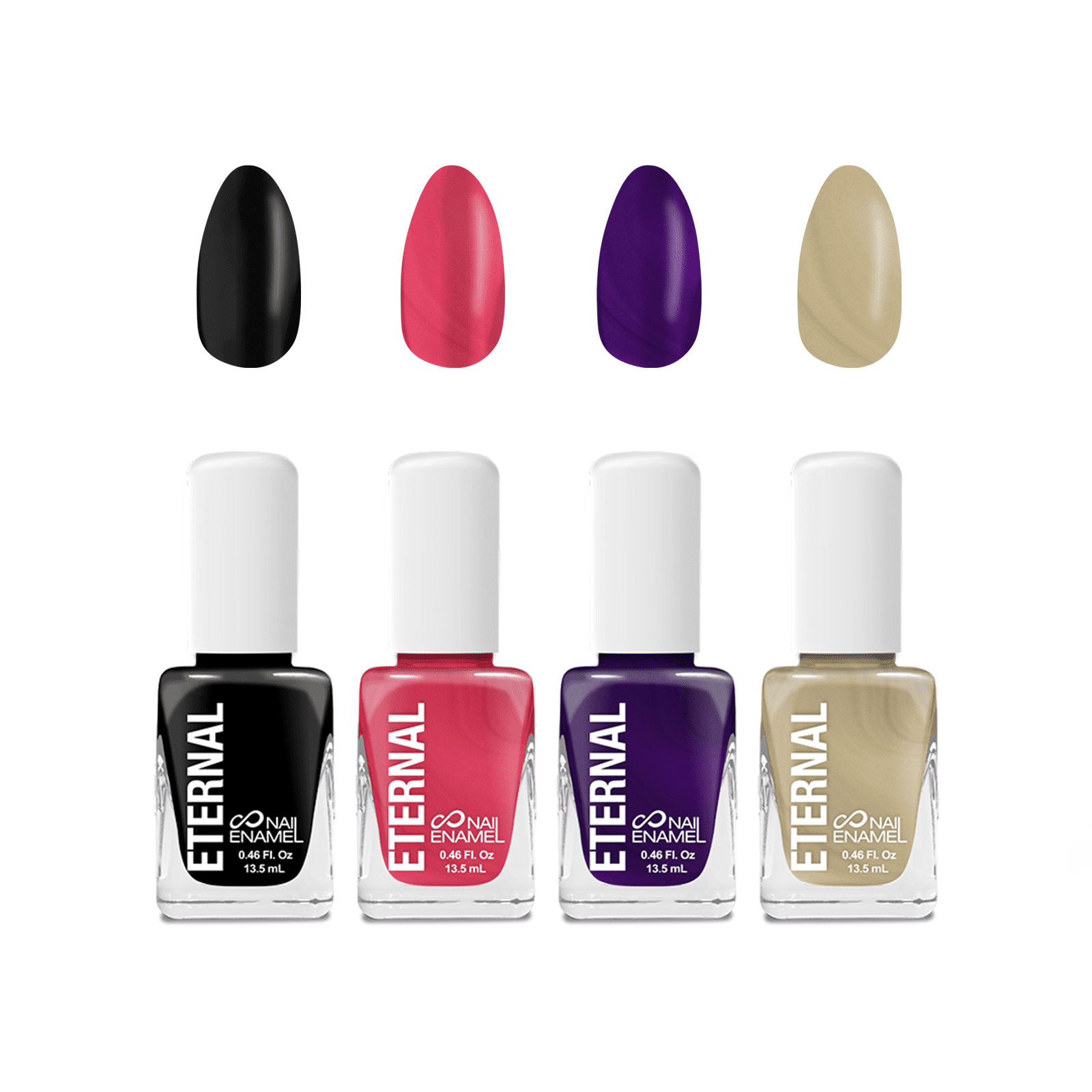 Eternal Nail Polish Collection: Freaky Nails - 4PCS, 0.46 fl oz ea ...