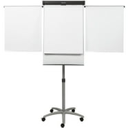 Quartet Show-It! 3-Panel Display System, 6' x 3', Double-sided, Blue ...