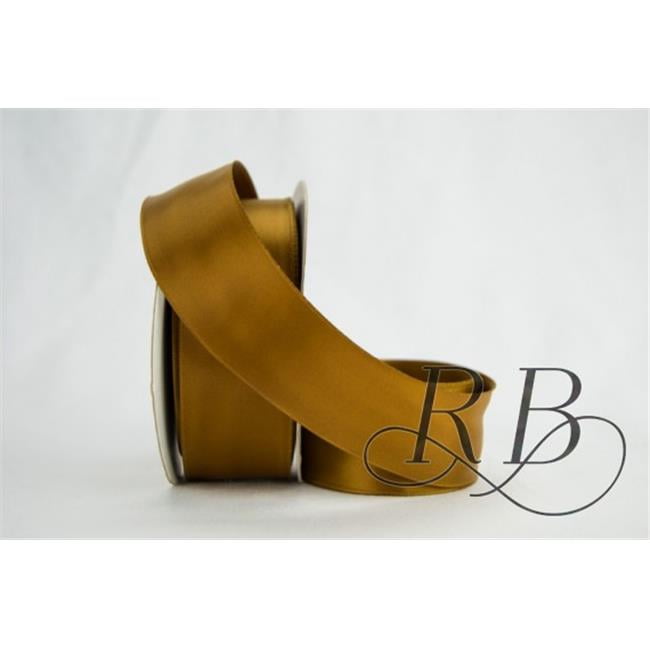 Ribbon Bazaar 621 0.63 in. Wired Double Faced Satin Ribbon, Antique ...