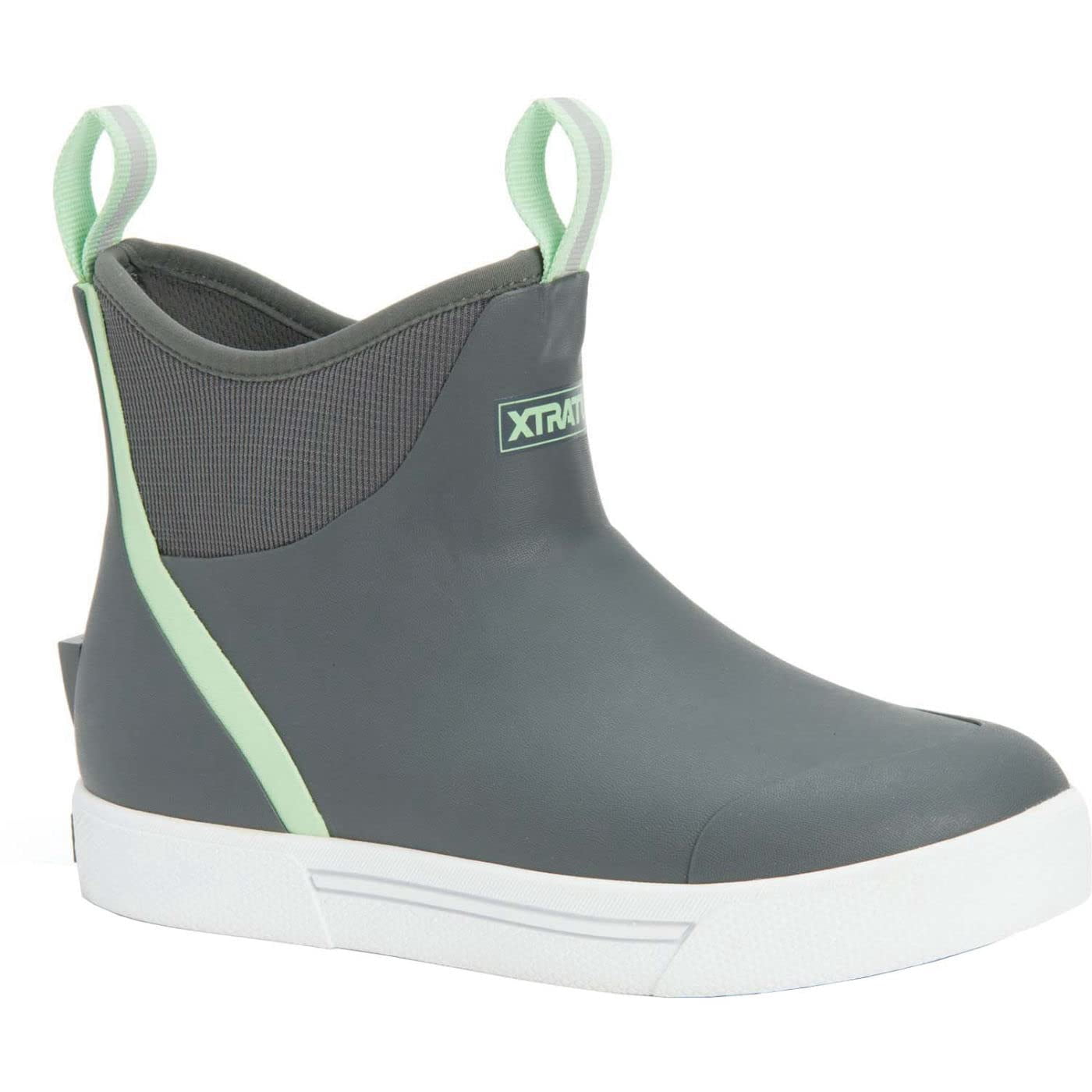 Bota Ankle Deck Xtratuf Wheelhouse para mujer, color gris, talla 6 ...