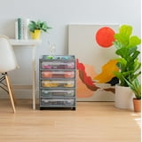 IRIS 5-Case Craft Storage Cart with Organizer Top and wheels for ...