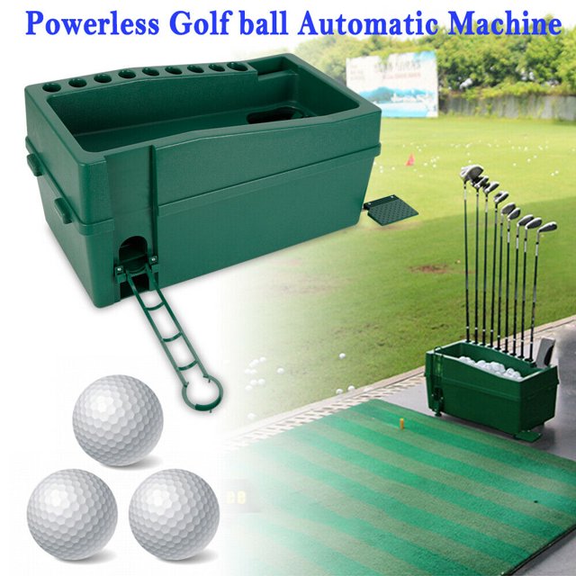 Anqidi Golf Ball Dispenser Automatic Tee Up Machine Golf Club Organizer ...