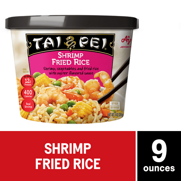 Tai Pei Shrimp Fried Rice Frozen Asian Entrée 9 oz - Walmart.com