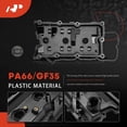 A-Premium Engine Valve Covers with Gasket for Nissan Models 4.0L Gas ...