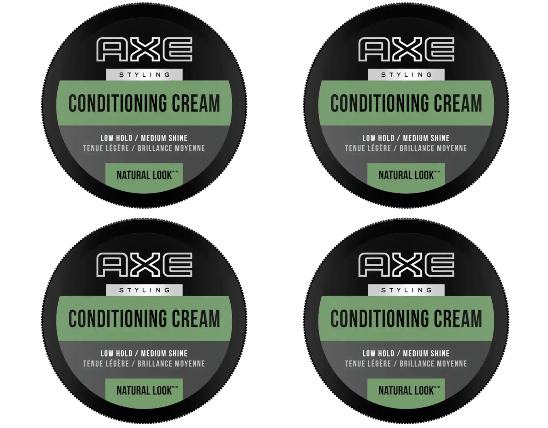 4 Pack AXE Styling Natural Look Conditioning Cream 2.64 Ounce - Walmart.com