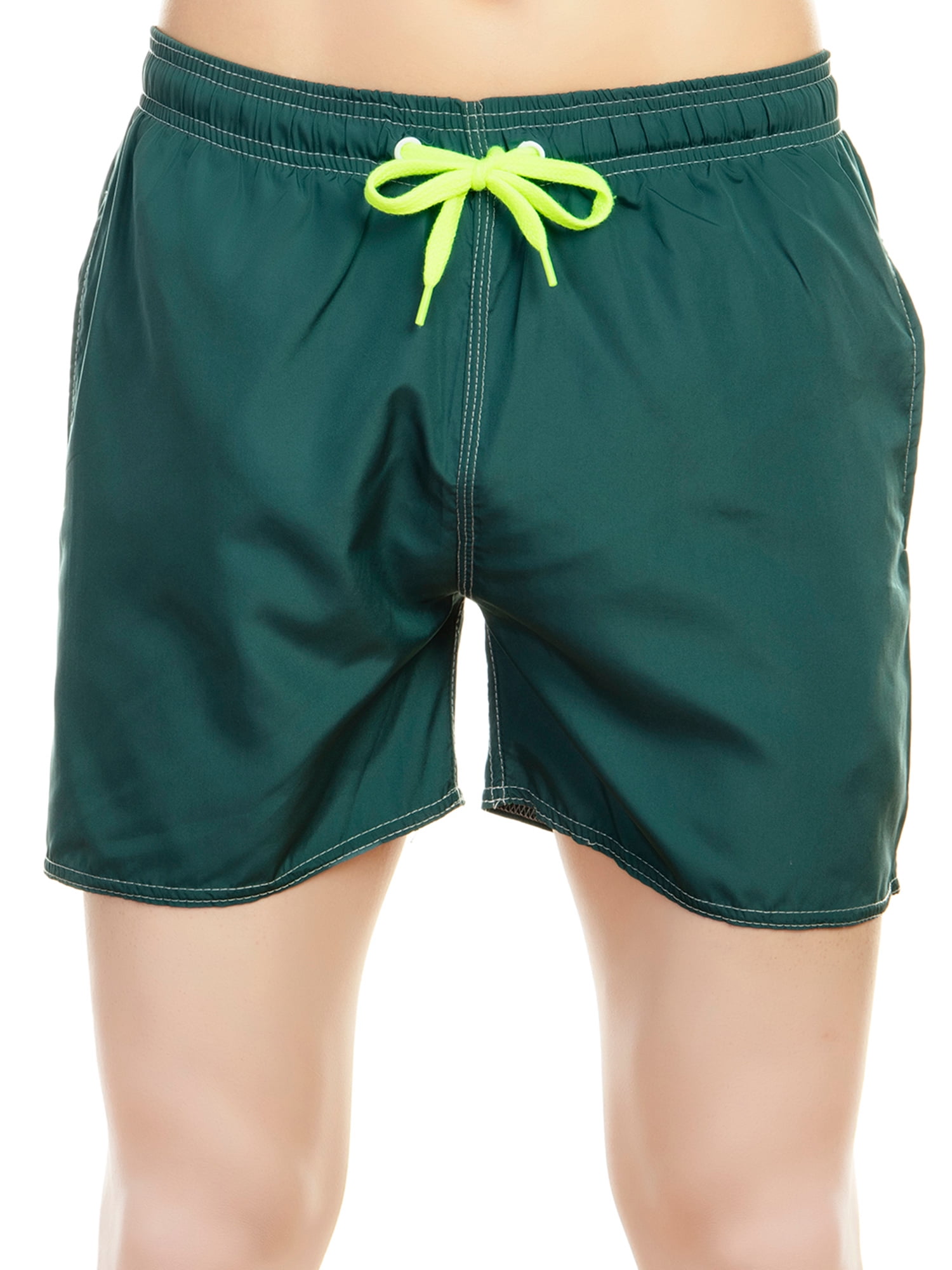 Sayfut Mens Solid Color Trunks Pants Board Boardshorts Swimwear Swim