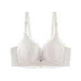 Bras for Women Plus Size Embroidery Steel Hoop Push Up Full Coverage ...