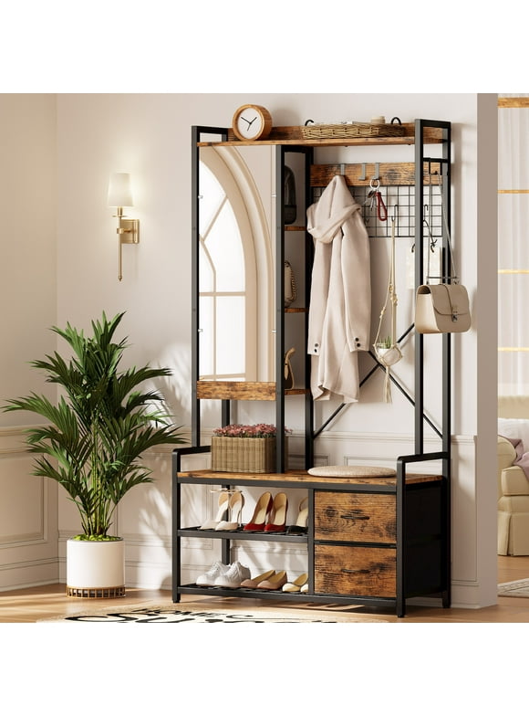 Contemporary Hall Trees in Entryway Furniture - Walmart.com